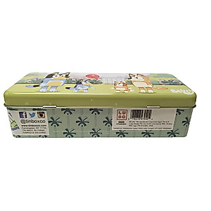 The Tin Box Company Bluey Pencil Box with Handle Clasp & Hinge, Model: 479407-12