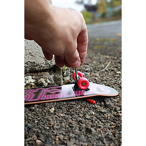 Mini Skateboards for Kids & Adults Braille Skateboarding 11” First Try Pro Fingerboard Hand Skateboard Toy Set, Handboard Finger Board + Real Tools, Deck Grip Tape, Adjustable Hardware, Wheels, Trucks