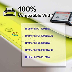 Kingway Upgraded LC3033XXL LC3033 LC3035 Compatible Ink Cartridges Replacement for Brother MFC-J995DW MFC-J995DWXL MFC-J815DW, MFC-J805DW, MFC-J805DWXL Printer (Black, Cyan, Magenta, Yellow, 7-Pack)