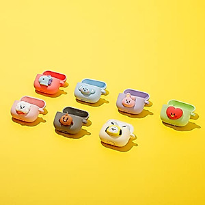 BT21 Case Compatible with Apple AirPods 3rd Generation Case, Gen Pastel Silicon Case with Compatible with AirPods 3 Case, Wireless Charging [Official Merchandise] [7FLAVORS] (Cooky)