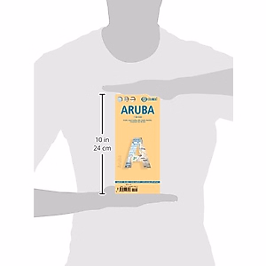 Laminated Aruba Map by Borch (English, Spanish, French, Italian and German Edition)
