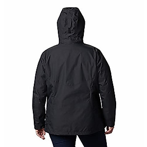Columbia Women’s Bugaboo II Fleece Interchange Winter Jacket, Waterproof & Breathable, Black, Large