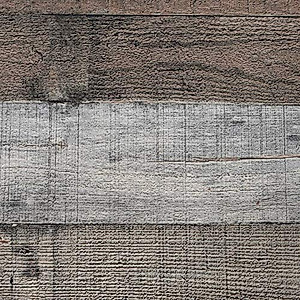 OS Home and Office Furniture Model Metal Frame and Legs four drawer chest, Rustic Reclaimed Barnwood Laminate