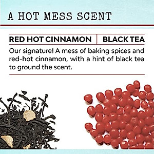 Malicious Women Candle Co - Aries The Zodiac Bitch - Fearlessly Takes Charge, A Hot Mess (Red Hot Cinnamon), All-Natural Organic Soy Candle, 9 oz