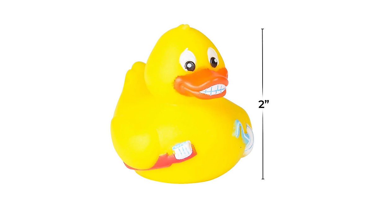 Fun 2-Inch Dental Rubber Ducky Set for Kids & Gifting