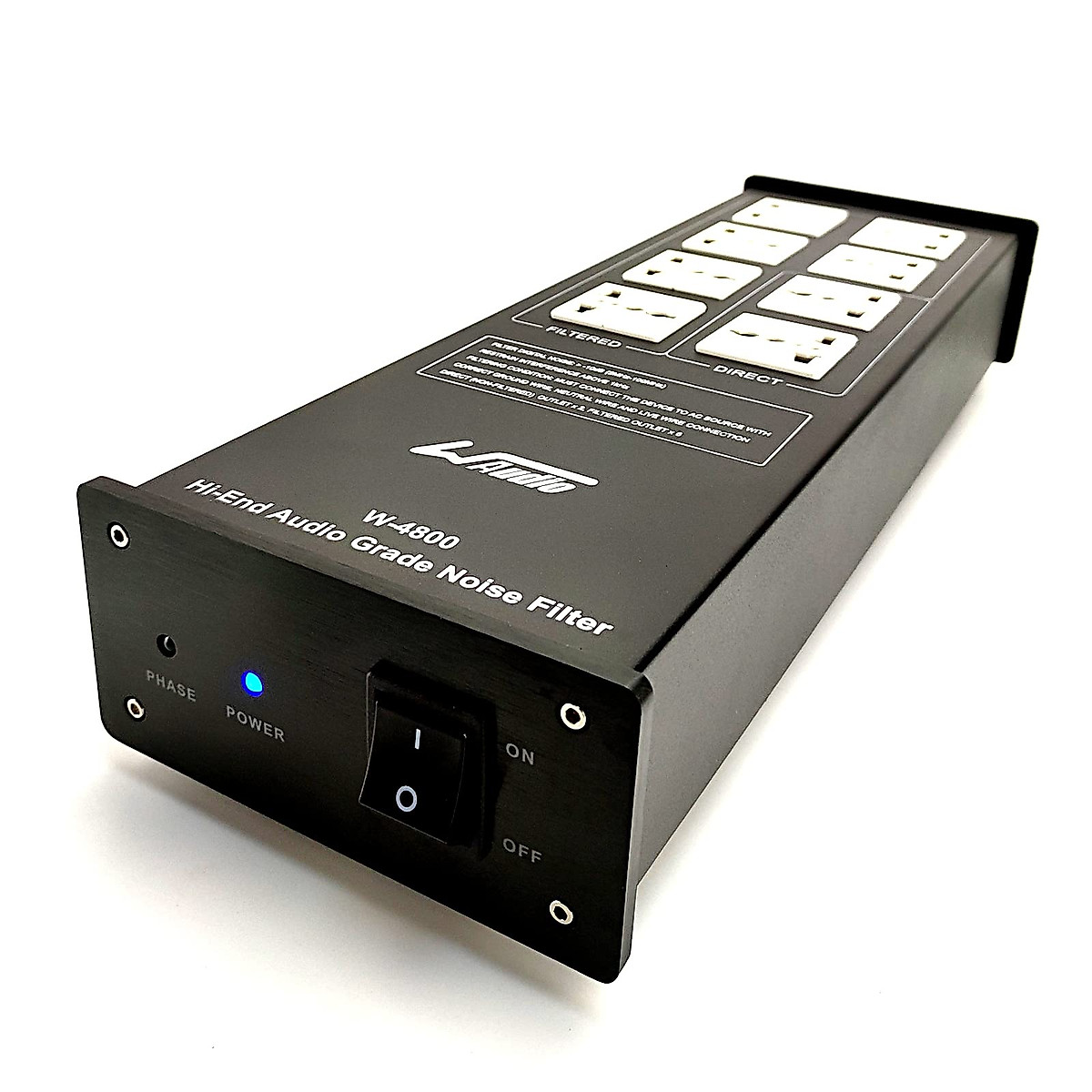 WAudio AC Noise Power Filter - Line Conditioner Power Purifier Surge Protector with Universal Outlets