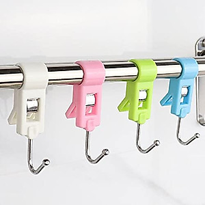 UXZDX ABS Beach Towel Clip, Portable Quilt Clip, Sheet Clothes Clip, Underwear Clip, Windproof Clothespin (Color : Multi-Colored)