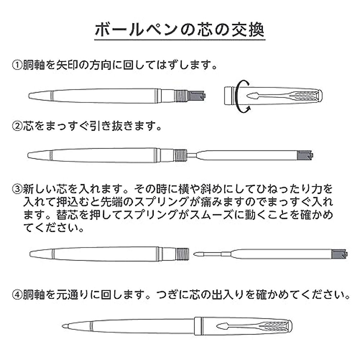 PARKER QUINK Long Fountain Pen Ink Refill Cartridges, Blue
