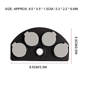 Watch Oil Dip Tool, 30180-A Watch Oiler Dish with Cover 4 Dish Watch Oil Dip Tool Watch Oiler Dish Repairing Accessory