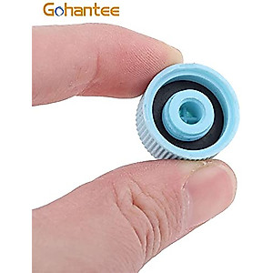 gohantee 17Pcs Air Conditioning Valve Core Kit Schrader Valve Cores Accessories A/C R12 R134a Refrigeration Valve Stem Core Rmover Tool HVAC System Seal Caps Kit