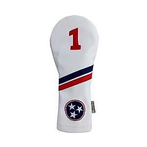 Tennessee State Flag Sunfish Leather Driver Golf Headcover