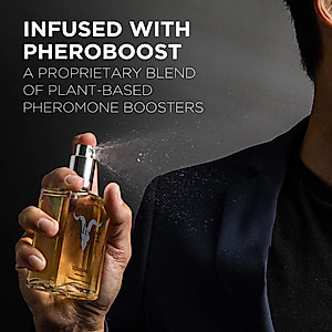 Alister For Men Cologne Plant-Based Pheroboost Infused Fragrance with Clary Sage, Lavendar Blossoms + Cedarwood - Vegan, Cruelty-Free, Sulfate-Free, Paraben-Free - 4 oz