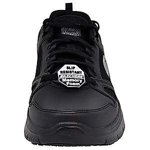 Skechers Men's Flex Advantage SR Black/Black Work Shoe 10.5 W US