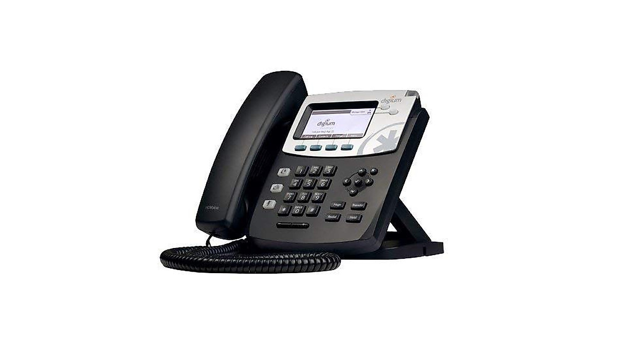 Digium D45 2-Line SIP Phone - Refurbished with HD Voice