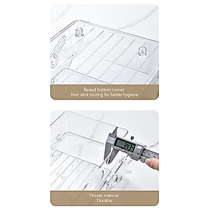 Beverage Can Organizer Bins for Refrigerator, Double Layers Soda Can Storage Organizer, Can Dispenser Beverage Holder, Plastic Food Pantry Storage Rack for Kitchen, Automatic Replenishment