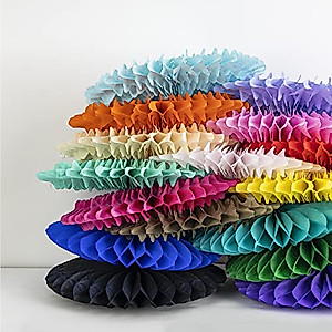 Dark Green Hanging Tissue Paper Fans Party Decoration Set for Birthday, Anniversary,Party Accessories for Juneteenth, Christmas, St. Patrick's Day, Wholesale Decorative Paper Fans, 6 Pack