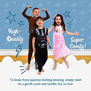 Disney Boys' Toy Story 2-Piece Snug-Fit Cotton Pajamas Set With Book, COUNT ON ME, 4T