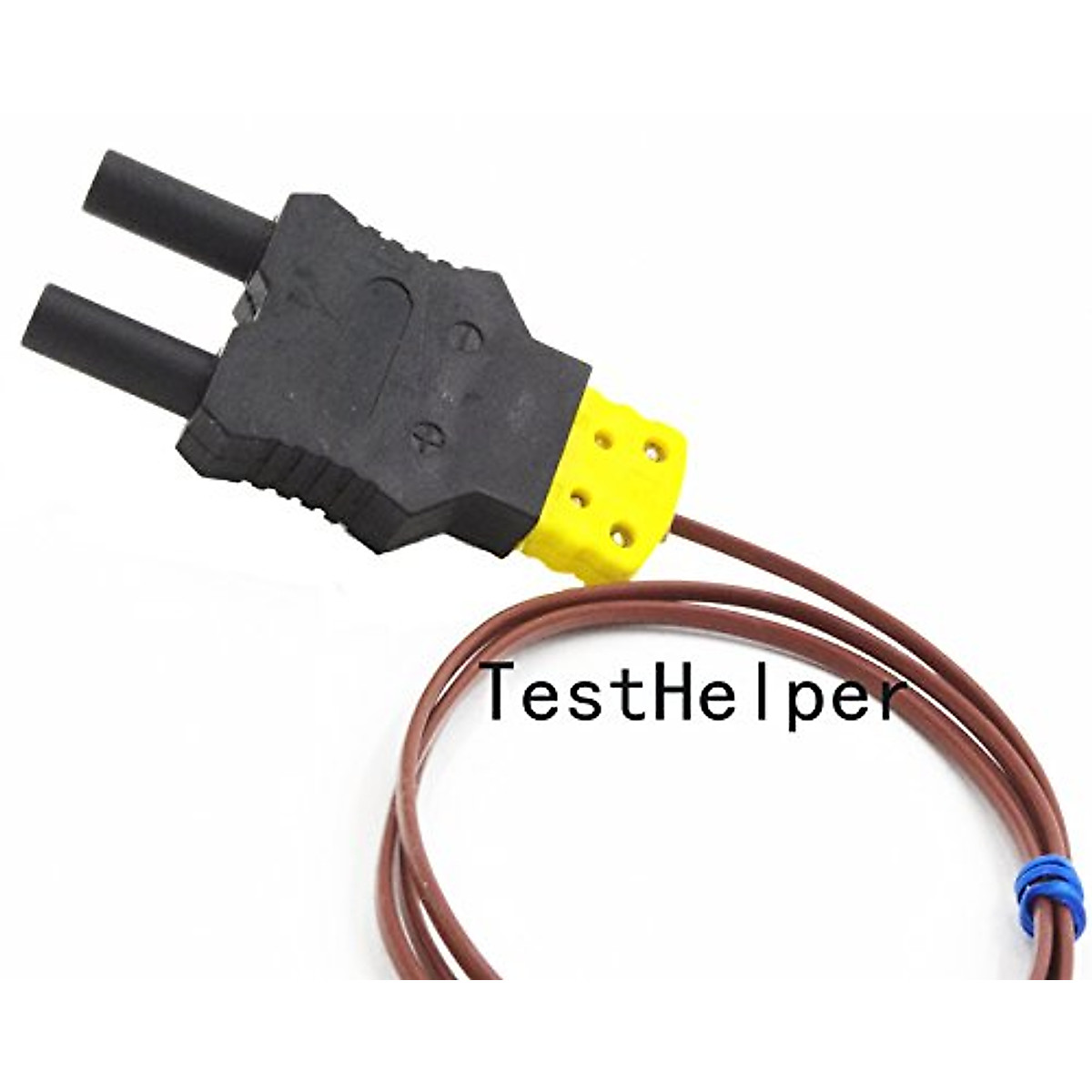 TestHelper TCAD310 Type K Thermocouple Adapter Dual plugs 4mm (0.16-Inch) Banana Use for Digital multimeter Meter