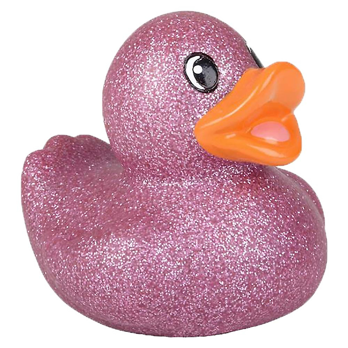 The Dreidel Company Glitter Rubber Duck Toy Assortment Duckies for Kids, Bath Birthday Gifts Baby Showers Summer Beach and Pool Activity, 2" (20-Pack)