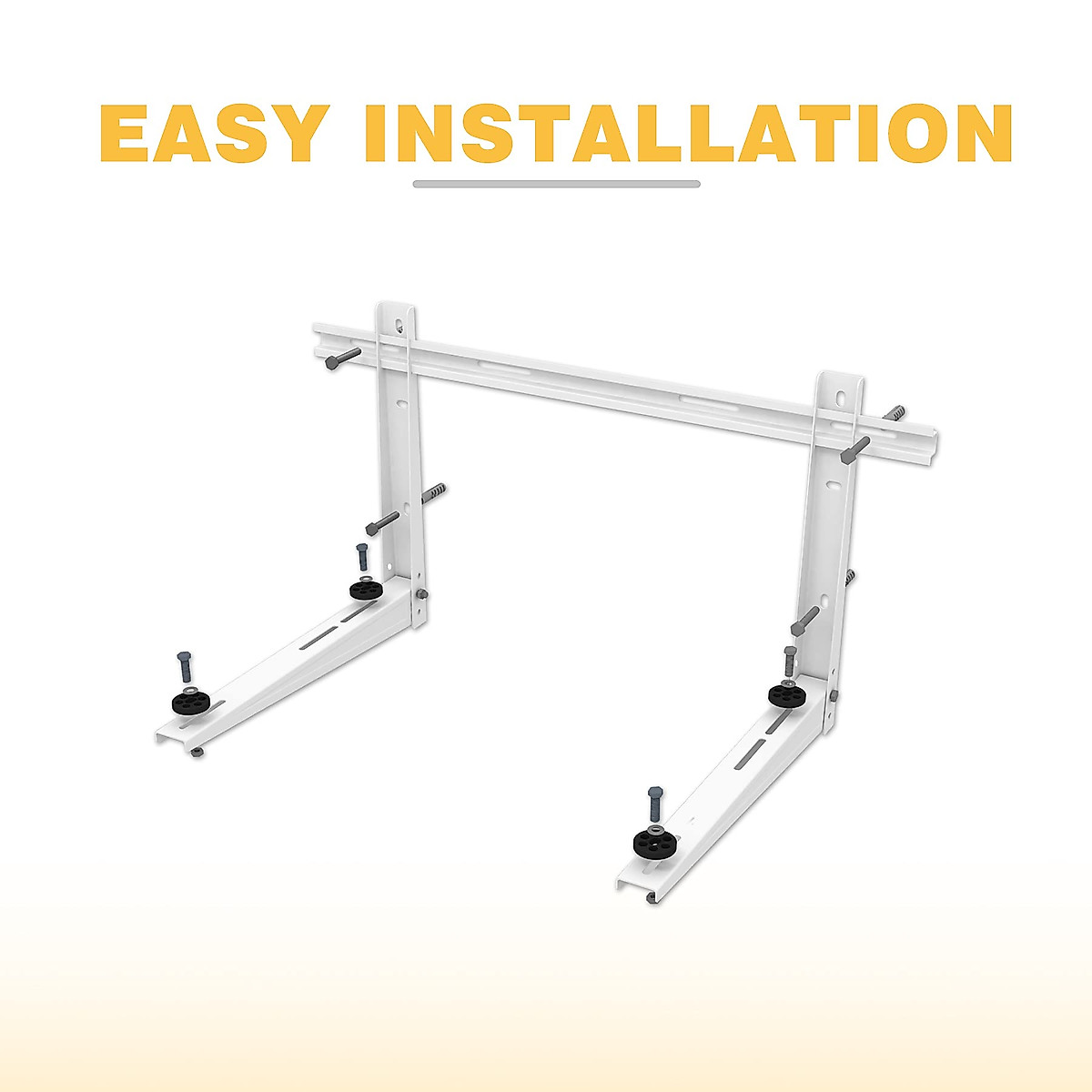 LBG Products Mini Split Wall Mounting Bracket,Air Conditioner Support Bracket for 9000-18000 Btu,Ductless Heat Pumps,HVAC Systems,Compressors,Air Conditioner Units Support up to 350lbs
