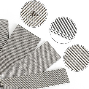 HAMWOO 5000Pcs 23 Gauge Stainless Steel Pin Nails, Headless Pinner Nails (3/8",5/8",4/5",1",1-3/16") assorted 5 sizes for Molding Cabinetry Building photo frame,handicrafts