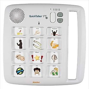 AbleNet QuickTalker FT 12 Speech Device That is Easy-to-us; Product Number: 10000037