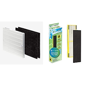 Coway Airmega AP-1512HH Air Purifier Replacement Filter Set + Germ Guardian Filter B HEPA Pure Genuine Air Purifier Replacement Filter