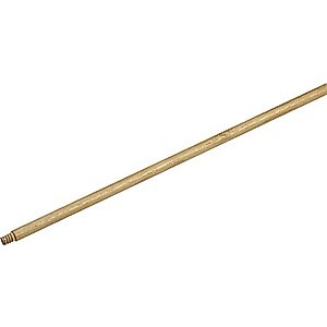 SPARTA Flo-Pac Threaded Mop Handle, Broom Handle with Wood Handle for Cleaning, 60 Inches, Tan, (Pack of 12)