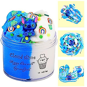 New Blue Cake Cloud Slime,Soft and Non-Sticky Cloud Slimes, Scented DIY Slime Kit for Girls Boys, Kids Party Favors Slime Putty Toy，Stress Relief Toy for Kids