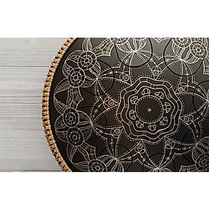 GUDA DRUM Freezbee StarFish with soft Rope Decoration FREE Mallets and Travel Bag. Best Pandrum, Tongue Drum