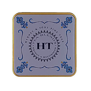 Harney & Sons Caffeinated Tea Tin Sachets, Black Currant, 20 Count