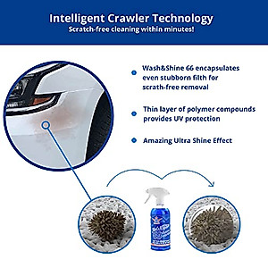 Shinykings Motorcycle Cleaner Wash&Shine 66 | WATERLESS Motorcycle Wash with Ultra Shine Effect | Powerful Detailing Spray for All Surfaces | Motorcycle Cleaning Kit | 16.9 fl.oz