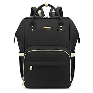 Diaper Bag Backpack, Diaper Bags for Baby Girls Boys, Baby Bags for Moms Dads, Baby Nappy Changing Bag with Insulated Pockets,Multi-functional Waterproof Backpack with Stroller straps-Black