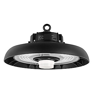 THE LIGHT MASTER - UFO LED Highbay Light – Power and CCT Adjustable, 200W/220W/150W, 38500 lm – 120-277 V – IP 65 Waterproof, UL, DLC – Garages, Warehouses, Storage Facilities, Factories
