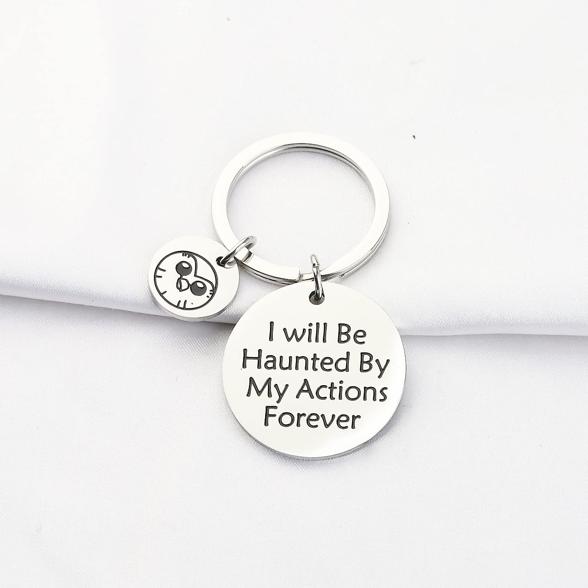 TIIMG Owl Gift House Hooty Fan Gift I will Be Haunted By My Actions Forever Keychain (I will Be Haunted)