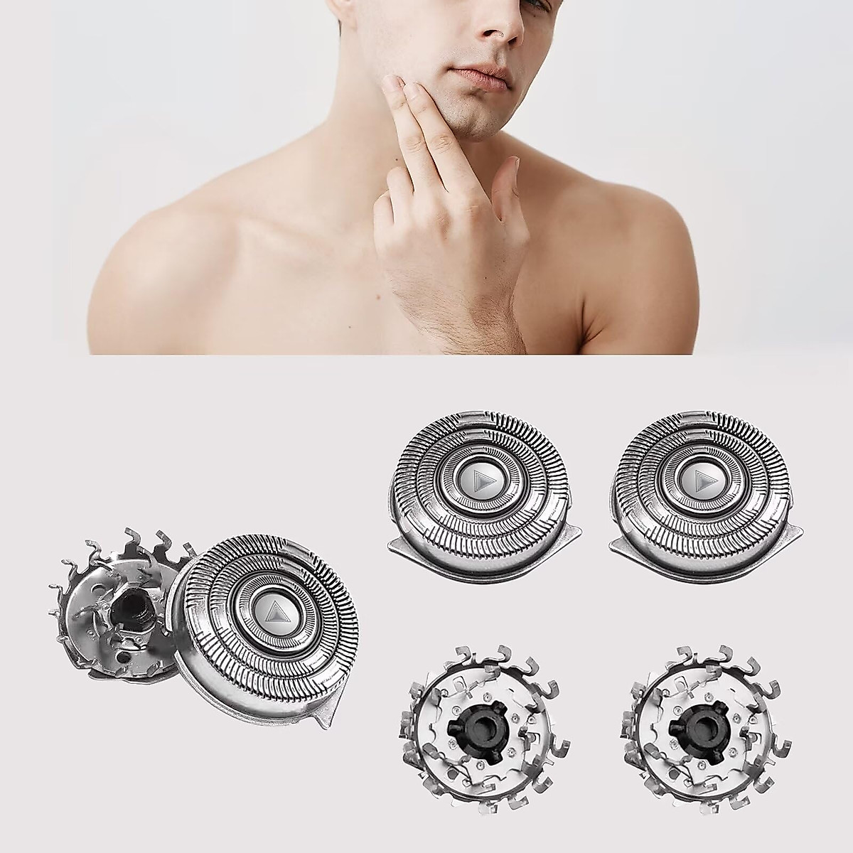 3 PCS Shaver Razor Head Blade Cutter Replacement For Philips Norelco HQ9 HQ8240