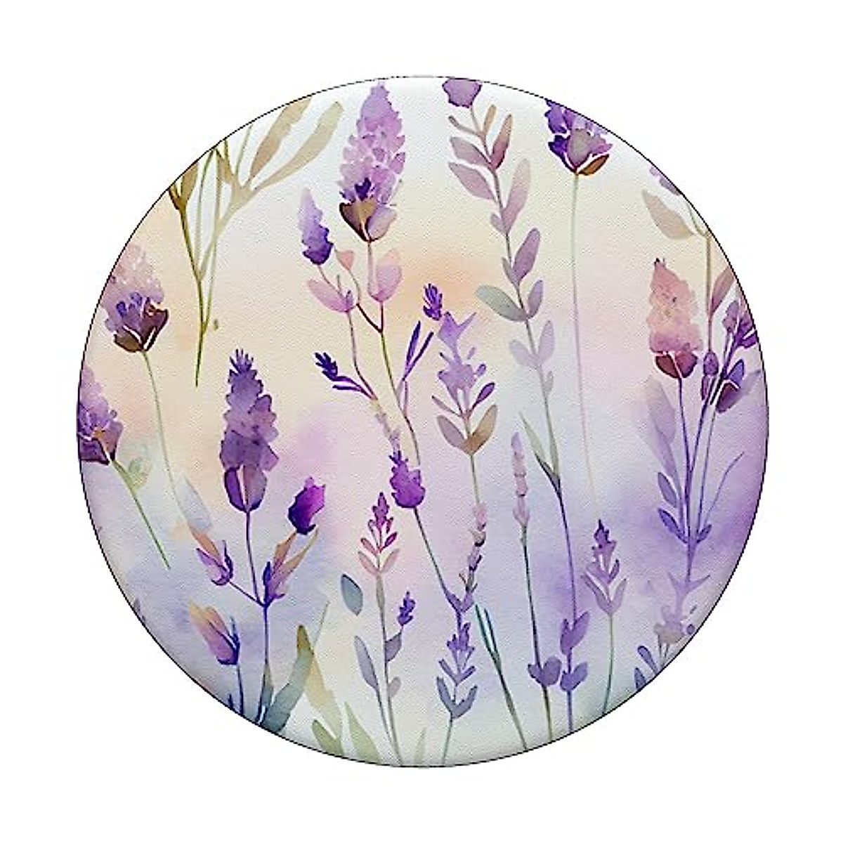 Lavender Flower Garden PopSockets Swappable PopGrip