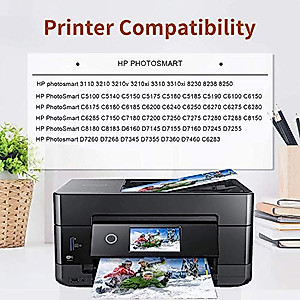 BABU Compatible Ink Cartridge Replacement for HP 02 Work for HP PhotoSmart C6150 C6180 C7150 C7180 C7280 D7260 D7360 D7160 D7460 C8180 C6100 C5100 D7363 C5150 3110 3210 8250 8230 (6 Color 13-Pack)
