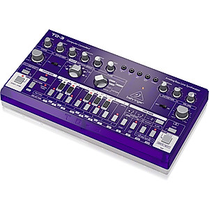 Behringer TD-3-GP Analog Bass Line Synthesizer with VCO, VCF, 16-Step Sequencer, Distortion Effects and 16-Voice Poly Chain