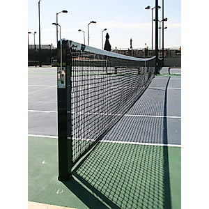 Douglas Premier Square Surface Mount Tennis Posts, Black