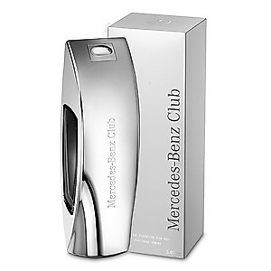 Mercedes-Benz Club - Elegant Fragrance - Sensual Woody Aromatic Notes - Mesmerize The Senses With Original Luxury Men’s Eau De Toilette Spray - 3.4 oz