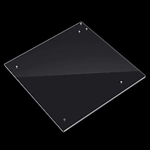 Acrylic Frame Open Transparent Fashion DIY Base Stand Suitable for ITX Motherboard,Overlock Computer Case Base Can accommodate high Performance PC