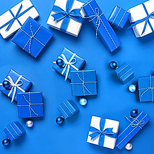 NEBURORA 120 Sheets Blue Tissue Paper 14 x 20 Inches Navy Blue Wrapping Tissue Paper Bulk Blue Wrap Paper Sheets for Gift Bags Packaging Floral Filler Crafts Birthday Baby Shower Wedding Decor(Blue)