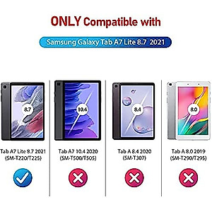 SUPNICE Case for Samsung Galaxy Tab A9 8.7 Inch 2023 (SM-X110/X115/X117) & A7 Lite 8.7 Inch 2021, Heavy Duty Shockproof Rugged Protective Cover with Kickstand for Galaxy Tab A9 8.7’’ 2023-Rose Gold