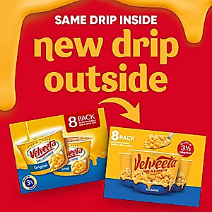 Velveeta Shells & Cheese Original Microwavable Macaroni and Cheese Cups (8 ct Pack, 2.39 oz Cups)