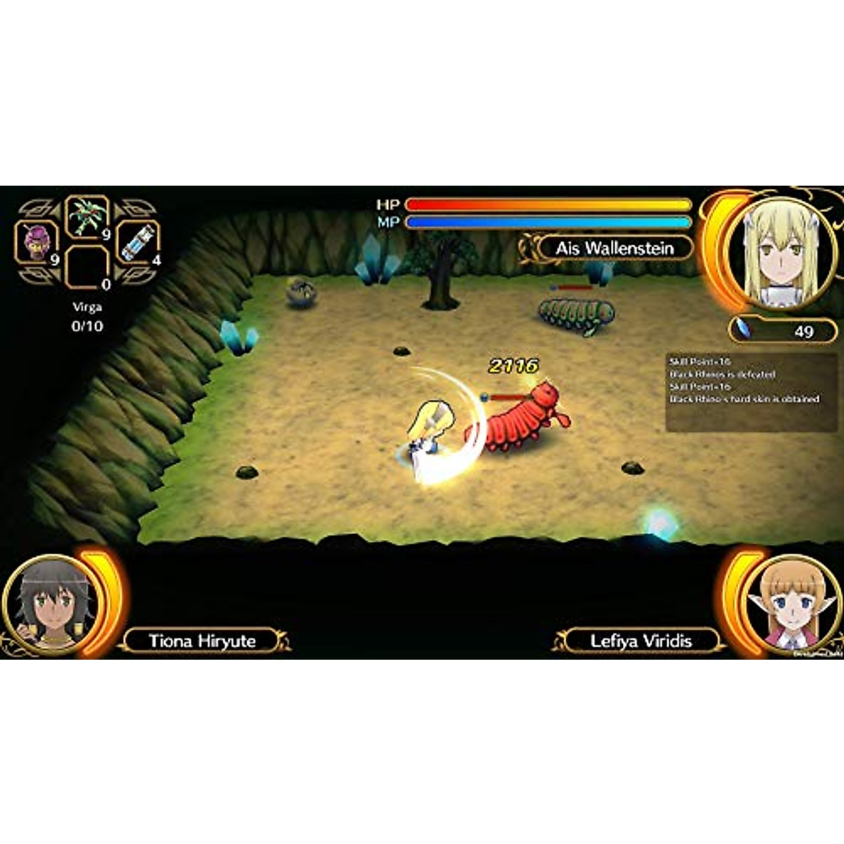 Is It Wrong To Try To Pick Up Girls in A Dungeon? Infinite Combate (Nintendo Switch)
