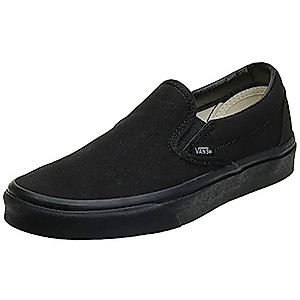Vans Women's Slip-on(tm) Core Classics, Black/Black, 8.5 Women/7 Men