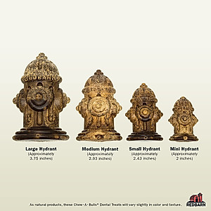 Redbarn Chew-A-Bulls (Size: Small | Shape: Hydrant | 24-Count (Pack of 1))