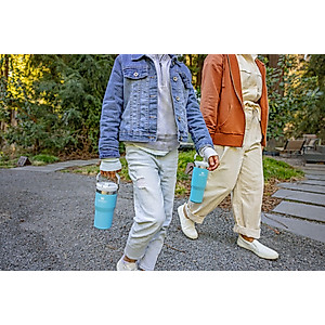 Stanley IceFlow Stainless Steel Tumbler with Straw - Vacuum Insulated Water Bottle for Home, Office or Car Reusable Cup Leak Resistant Flip Cold 12 Hours Iced 2 Days (Pool)