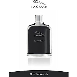 Jaguar Classic Black Eau De Toilette Spray 3.4 Oz/ 100 Ml for Men By 3.4 Fl Oz